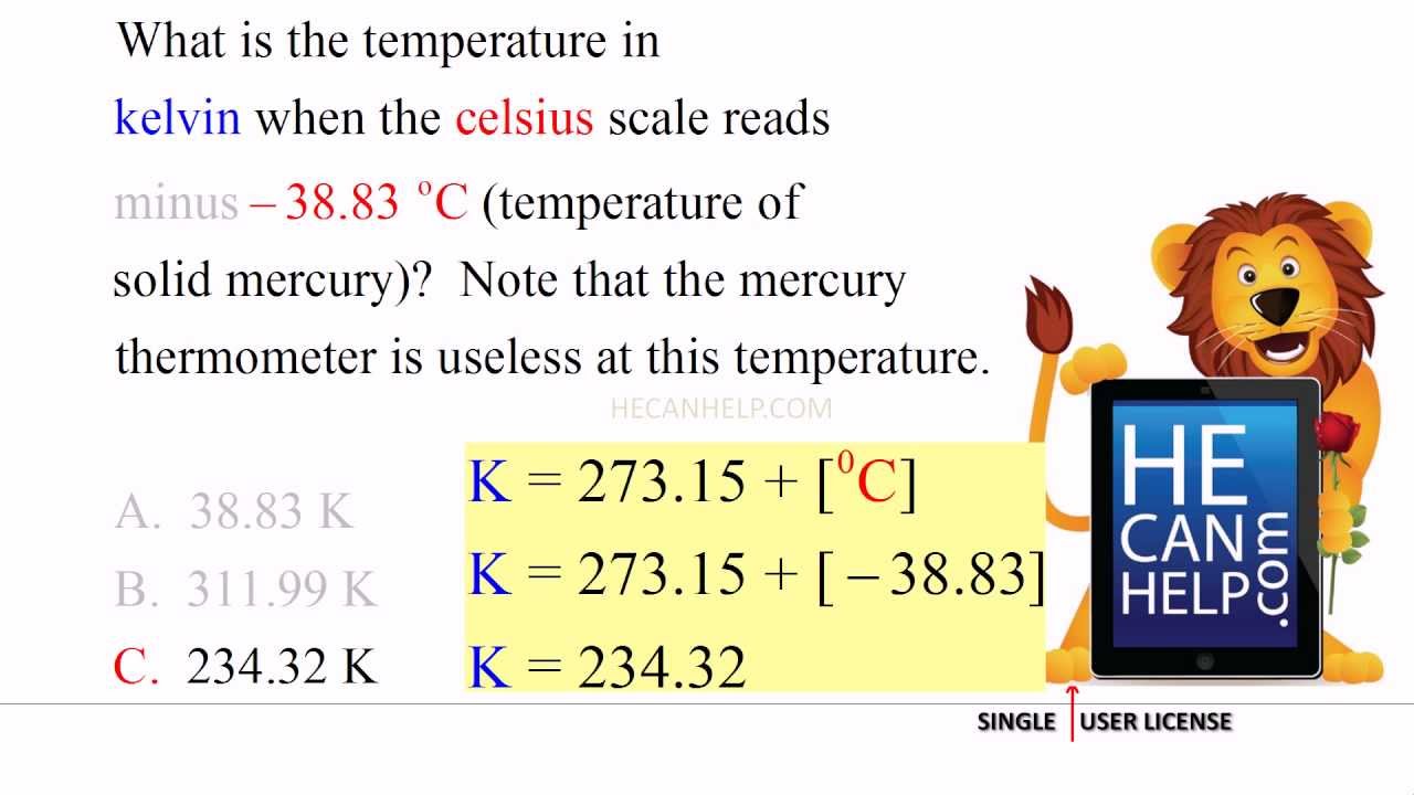 [MM 2214] TEST + A [Negative C to Kelvin] 33 of 100 Physics ...
