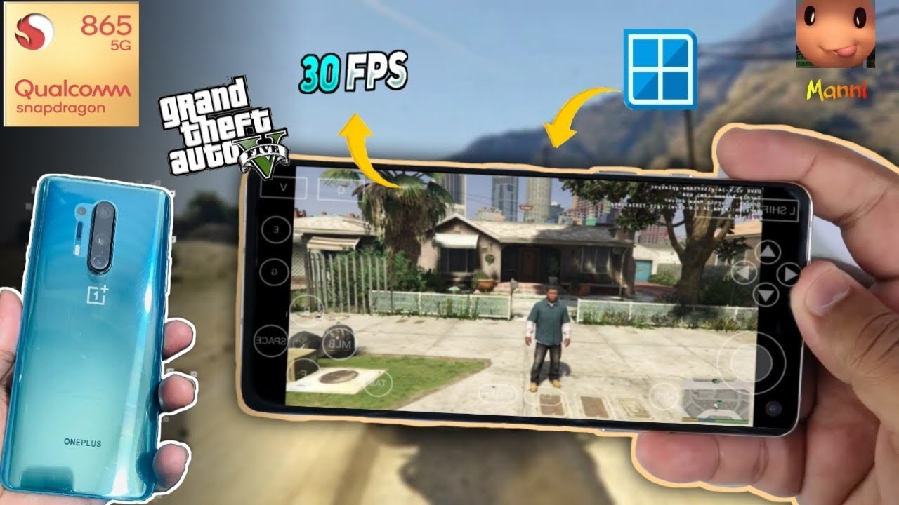 GTA 5 on Android Snapdragon 865 -870 with the secret version of ...
