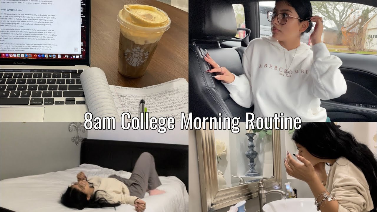 8am College Morning Routine Youtube