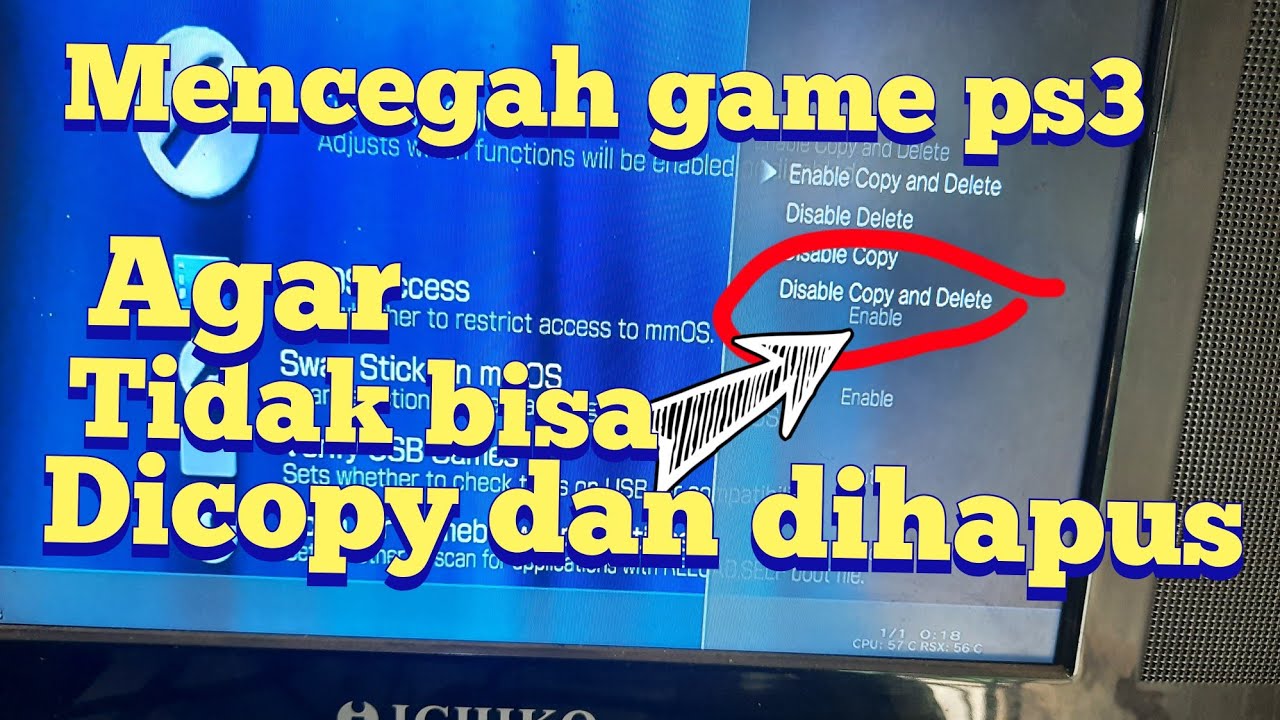 Cara mengonci game ps3 agar tidak bisa di copy dan di hapus - YouTube