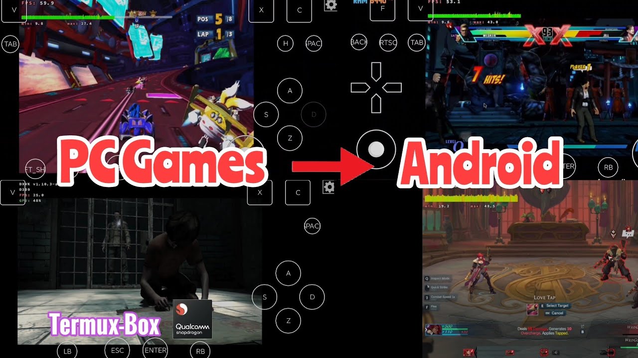 PC (Windows) Games on Android | Termux-Box | Wine64 (Linux) Environment ...