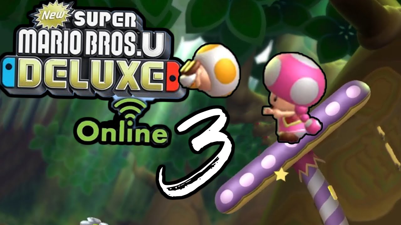 4 Player Speedrun - NSMB U Deluxe Online Multiplayer - YouTube