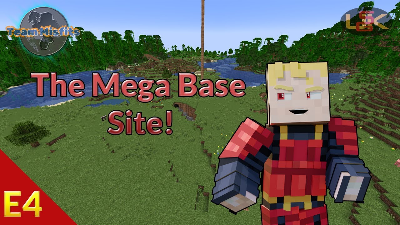 Team Misfits SMP E4 The mega base area. - YouTube