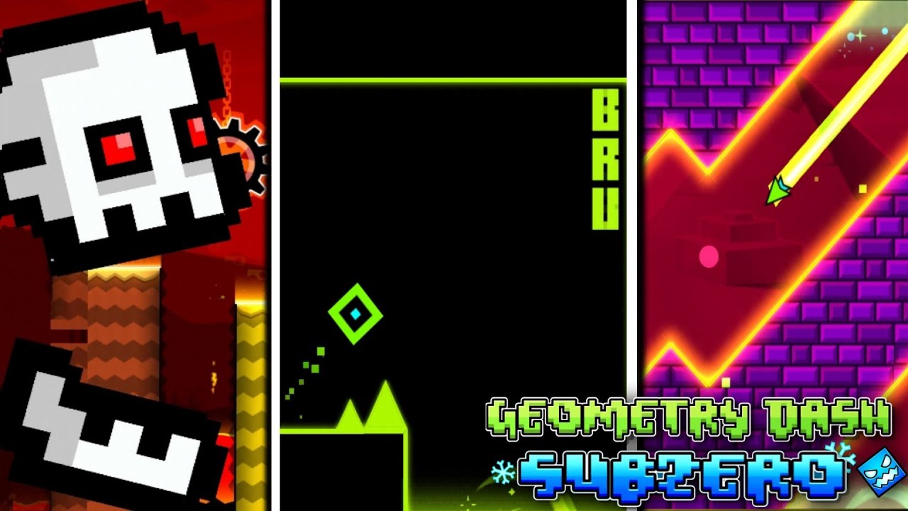 GEOMETRY DASH SUB ZERO | 100% ALL COINS - YouTube