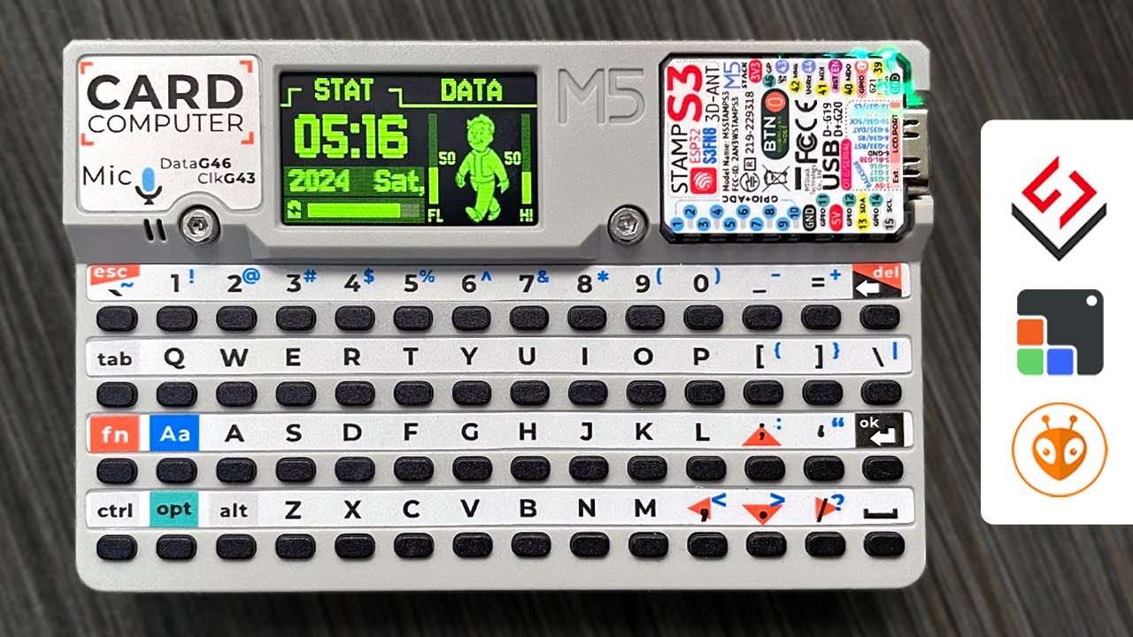 Pip Boy Weather Clock on Cardputer using LVGL #cardputer #lvgl #pipboy ...