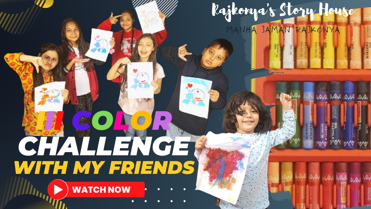 3 color challenge Full || Drawing Competitions: Three Colors Challenge ...
