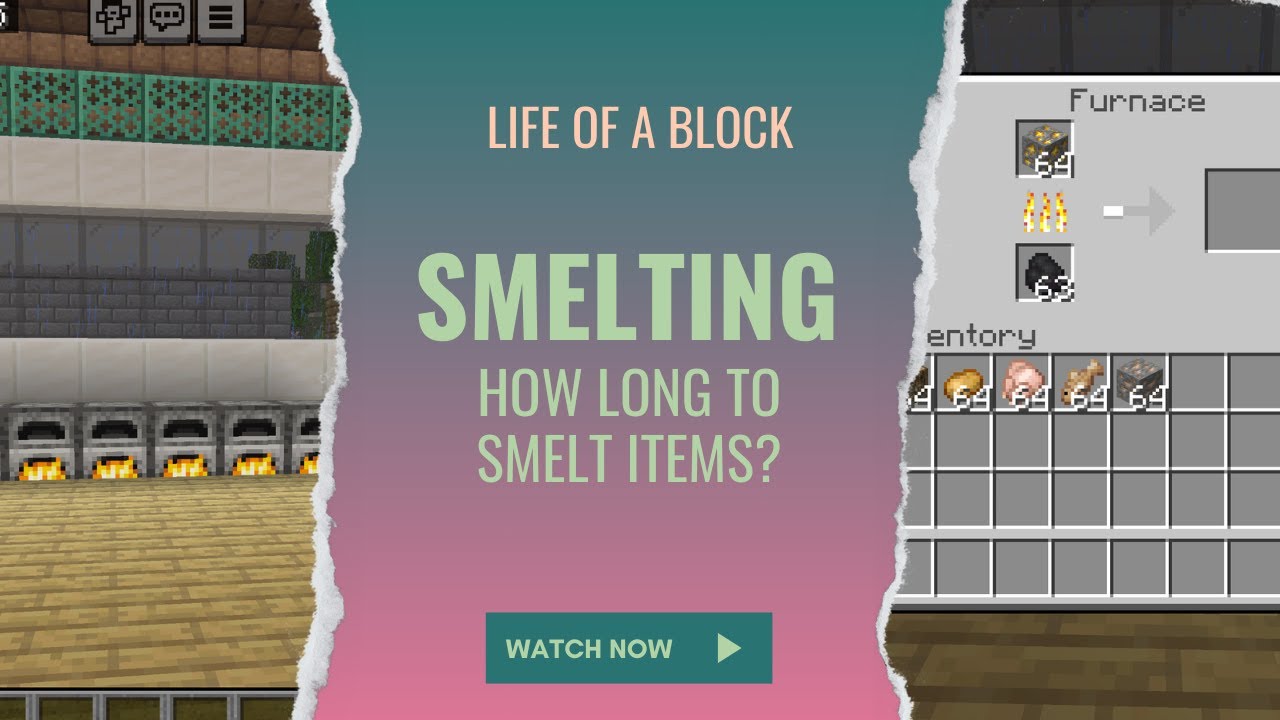 Smelting 101: How Long to Smelt Items in Minecraft! - YouTube