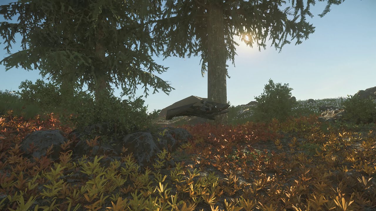 Star Citizen - Sunset on microTech (Alpha 3.8 in 4K) - YouTube