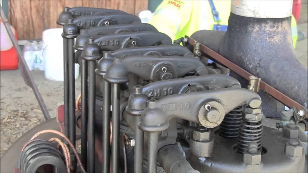 1912 Holt Engine - YouTube