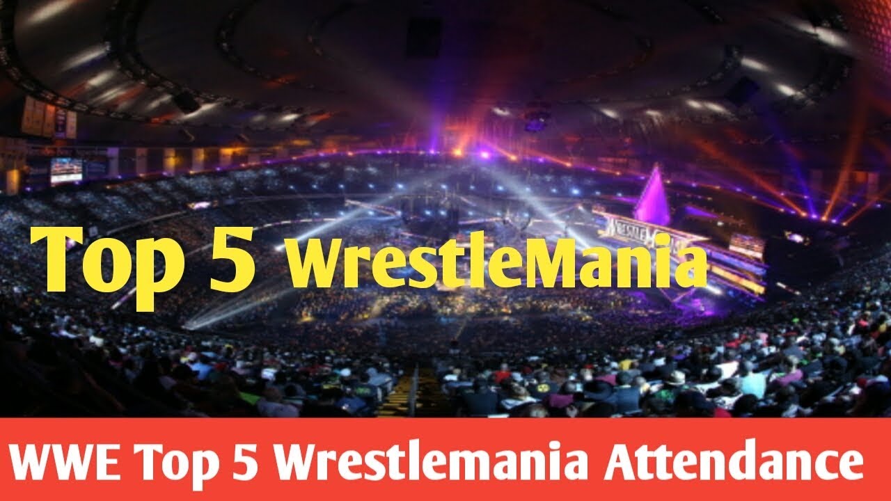 Top 5 WWE Highest Crowd Attandance In Wrestlemania History ! - YouTube
