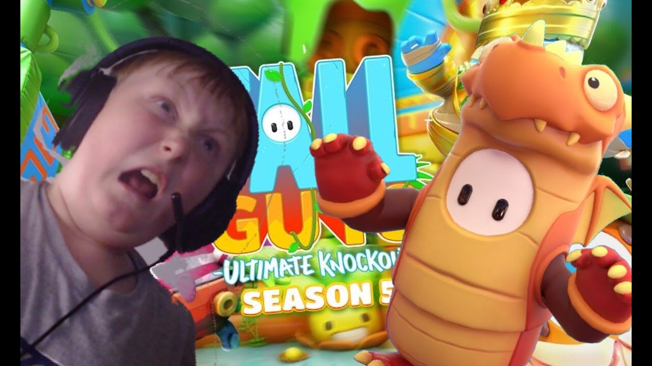 Gamer noob YT PLAYS FALL GUYS AND FAILS - YouTube