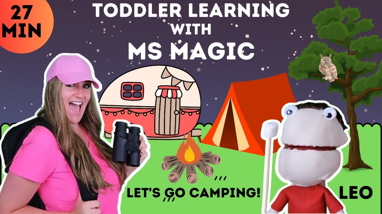 Let's Go Camping! - Preschool & Toddler Learning - Campout - Sign ...
