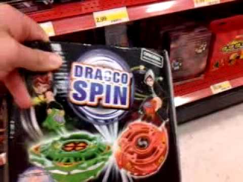 Beyblade ripoff "Dracco Spin" spotted - YouTube