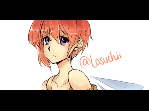 Speedpaint ~ OC Winged Girl - YouTube
