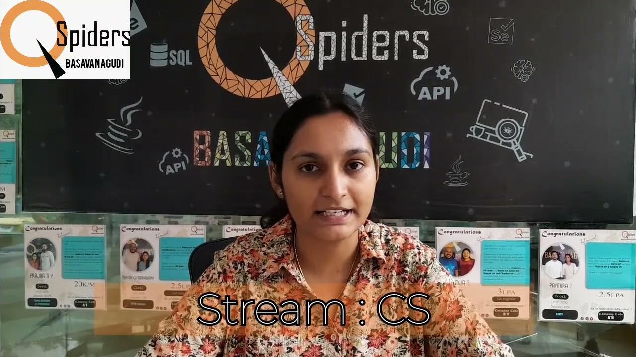 Get CERTIFIED and PLACED in top MNCs through QSpiders Basavanagudi. - YouTube