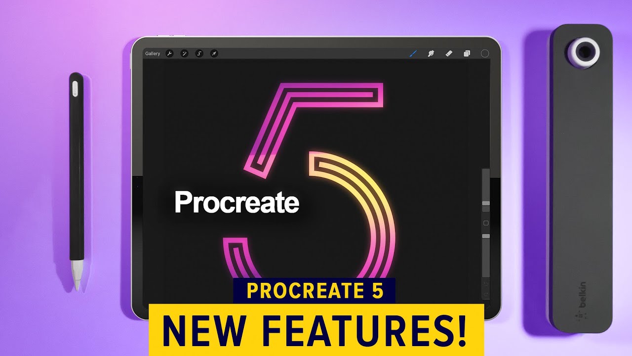 PROCREATE 5 UPDATE 7 NEW FEATURES REVEALED YouTube PROCREATE 5 UPDATE 7 NEW FEATURES REVEALED YouTube