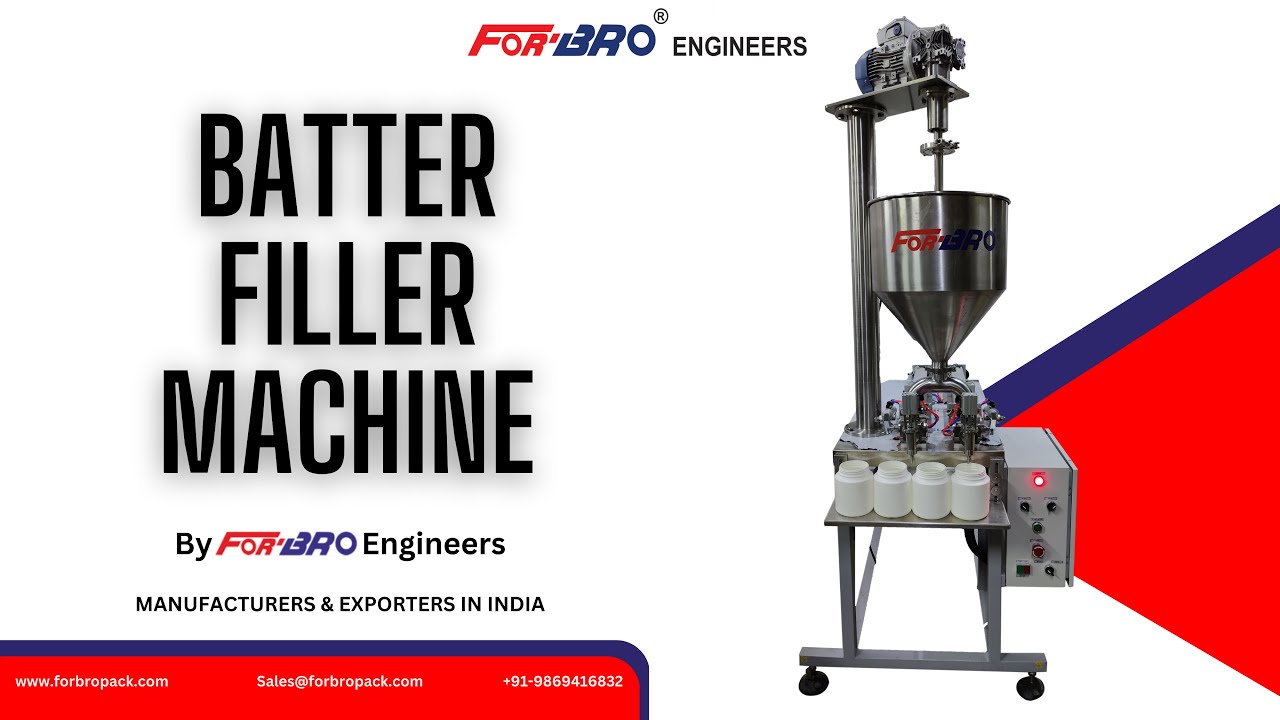 Batter Filling Machine | Idli Dosa Batter Packaging Machine | FOR-BRO ...