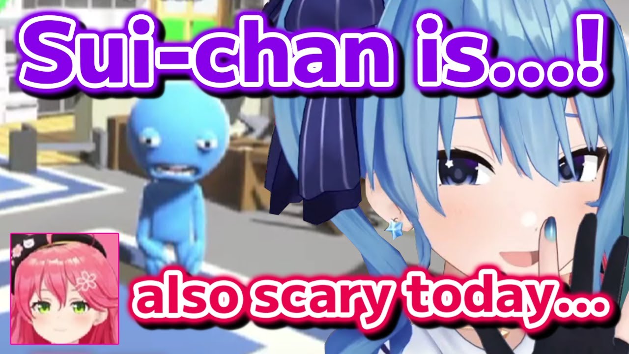 Suisei introduces herself while punching collab members【Hololive】 - YouTube