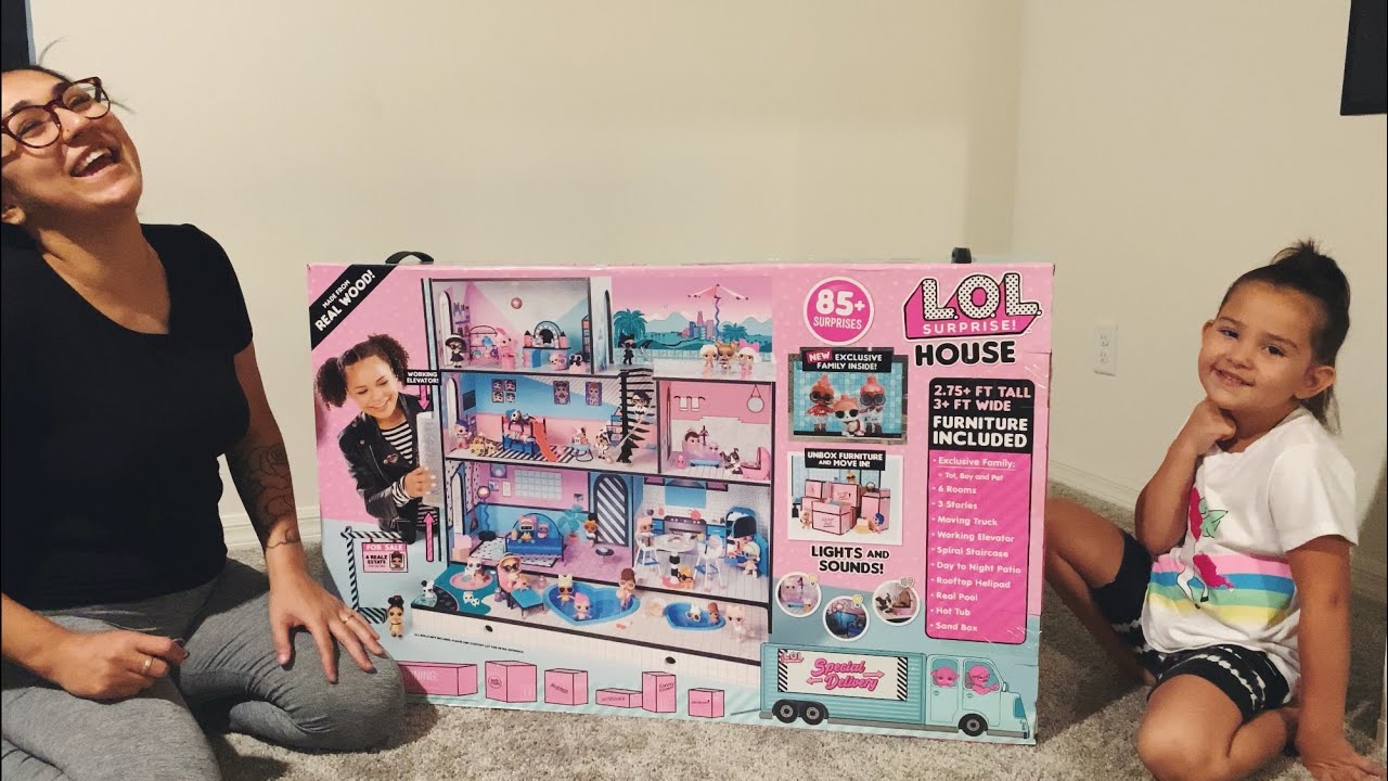 HUGE!!! LOL Surprise House Unboxing! - YouTube