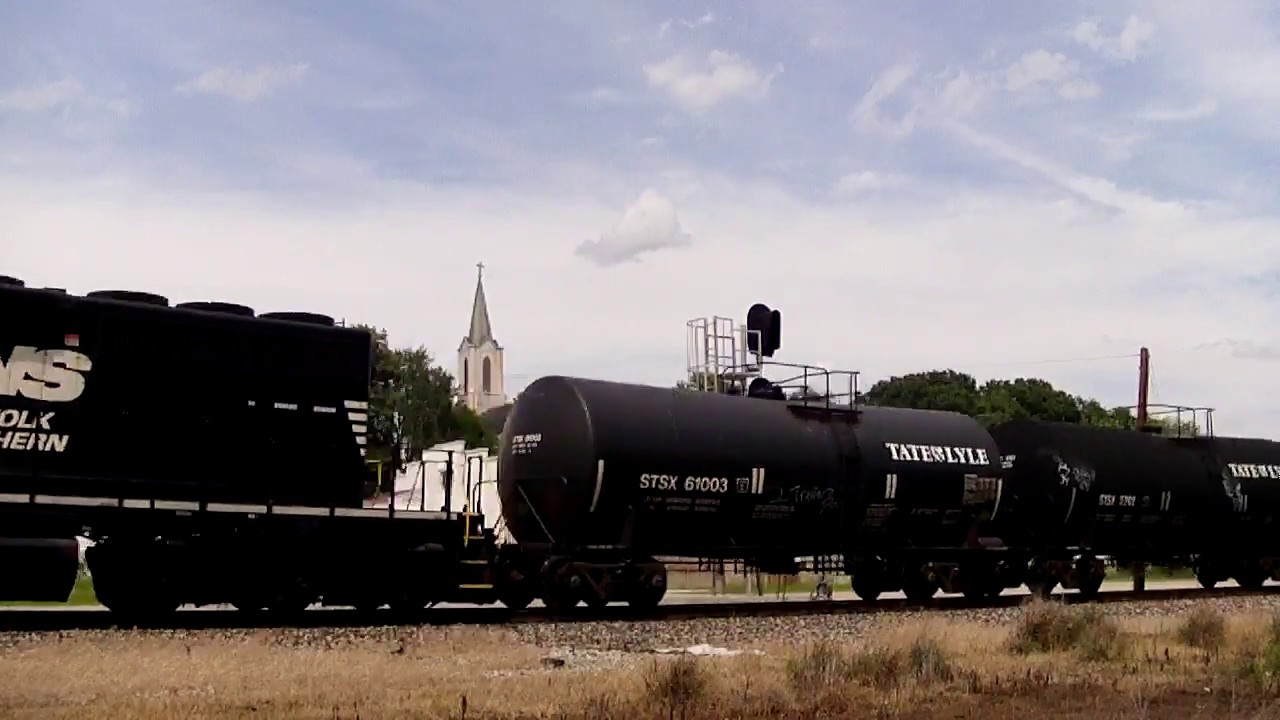 NS 17K @ LOGANSPORT, IN 6 28 15 NS 9542 NS 3396 - YouTube