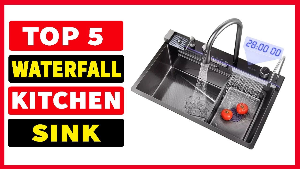 Top 5 Best Waterfall Kitchen Sink 2025 - YouTube