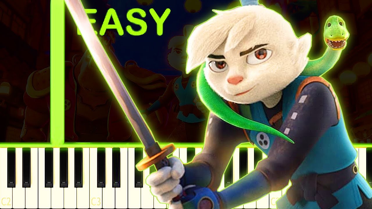Samurai Rabbit: The Usagi Chronicles Theme Song - EASY Piano Tutorial ...