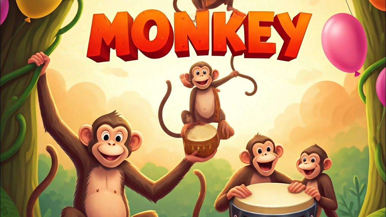 Monkey song | Swinging Through the Jungle - YouTube