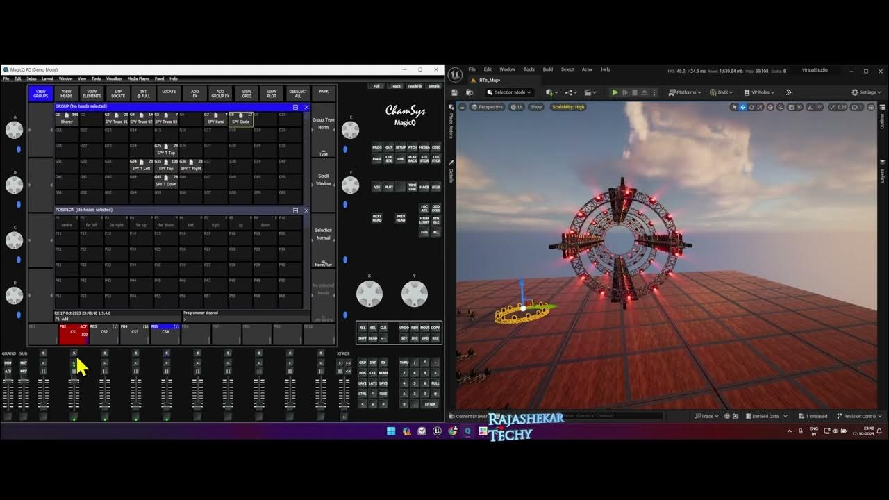 Simple DMX Template for all your Projects | Unreal Engine 5.3.1 and Chamsys - YouTube