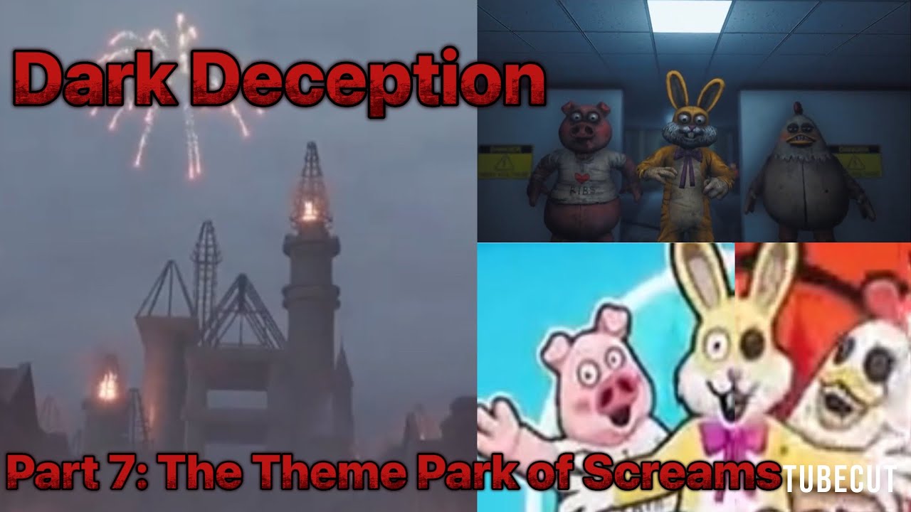 Dark Deception Part 7: The Theme Park of Screams - YouTube