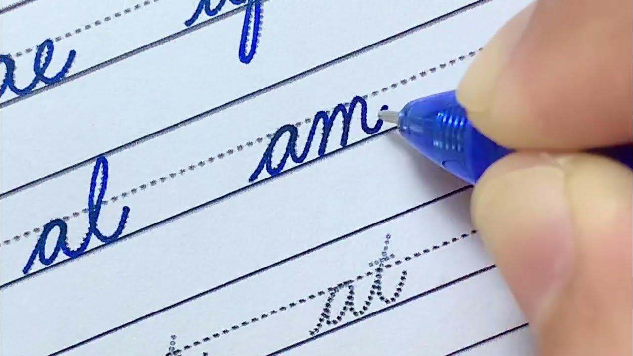 Cursive Writing for Beginner | Cursive Handwriting Practice ...
