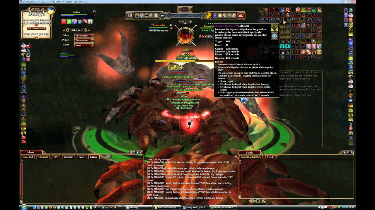 EQ2 | Bonesnapper 74x2 Epic Crab in the Cavern of the Crustaceans - YouTube