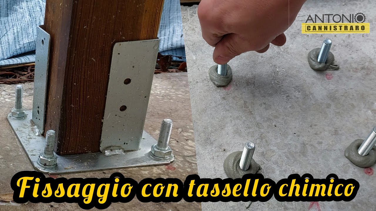 Come usare il tassello chimico. Per ancoraggi di carichi pesanti e ...