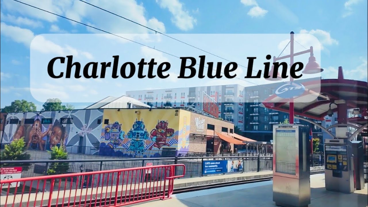 Charlotte NC Light Rail Train Tour | Lynx Blue Line POV | Part 2 # ...