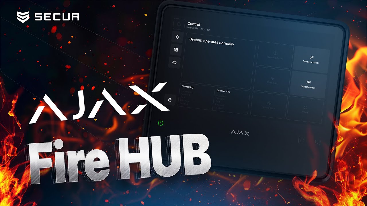 ПЕРША бездротова ПОЖЕЖНА сигналізація | Ajax EN54 Fire HUB | Secur.ua ...
