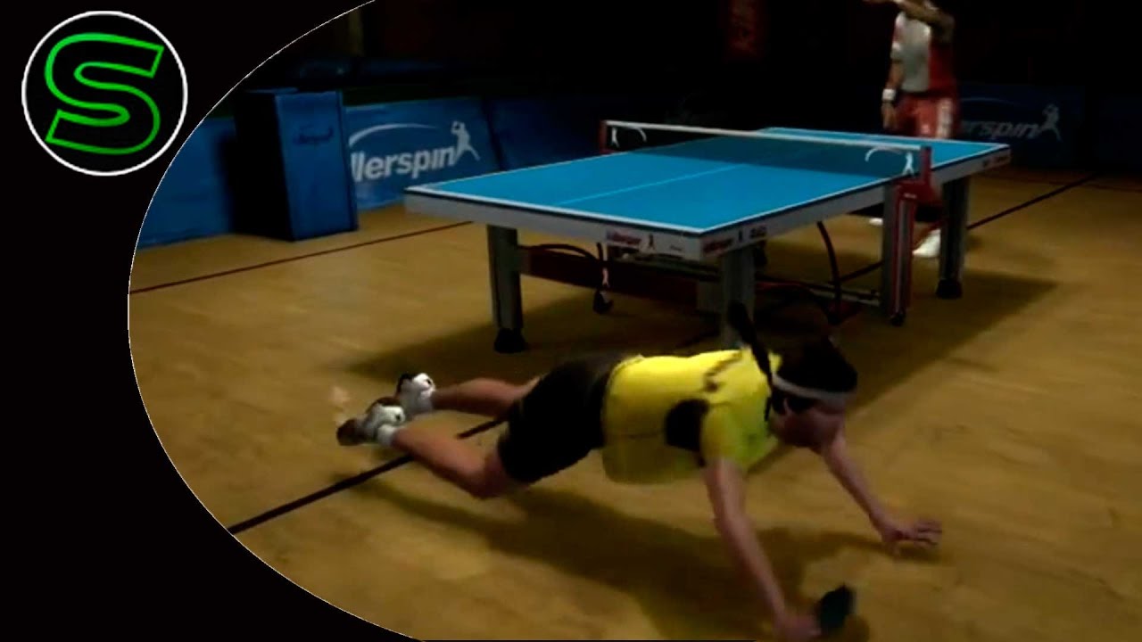 Queda Incrível No Rockstar Table Tennis Xbox 360 - YouTube