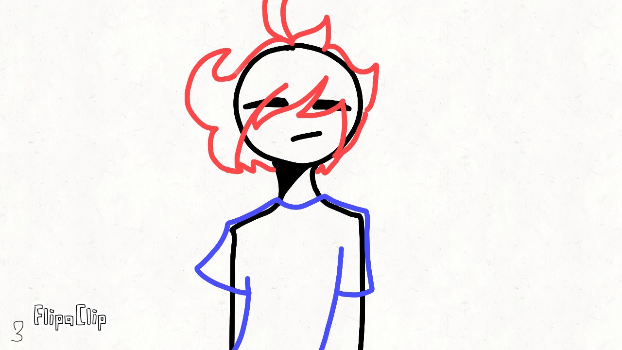 Practicing moving hair animation - YouTube