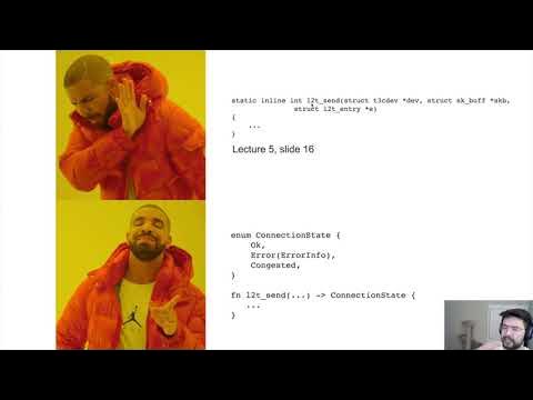 Lecture 20: Lessons Learned | CS 110L, spring 2021 (Safety in Systems ...