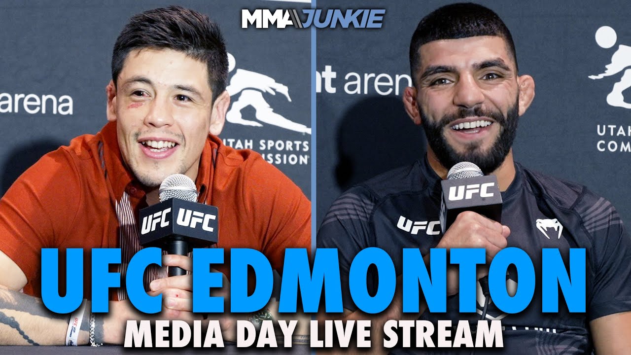 UFC Edmonton Media Day Live Stream - YouTube