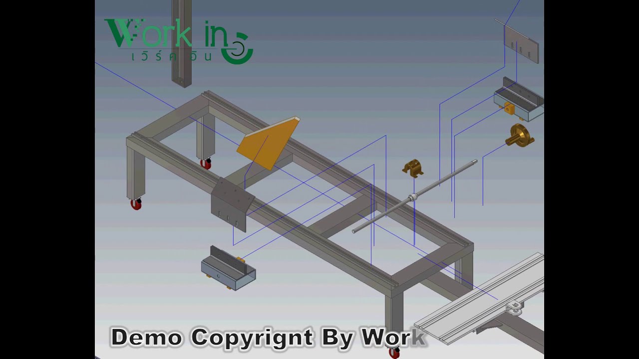 Saw Table Assembly Details - YouTube