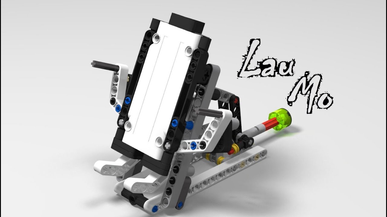 #42【Lau Mo】LEGO EV3《Gravity Phone Holder 重力手機架》building instructions ...