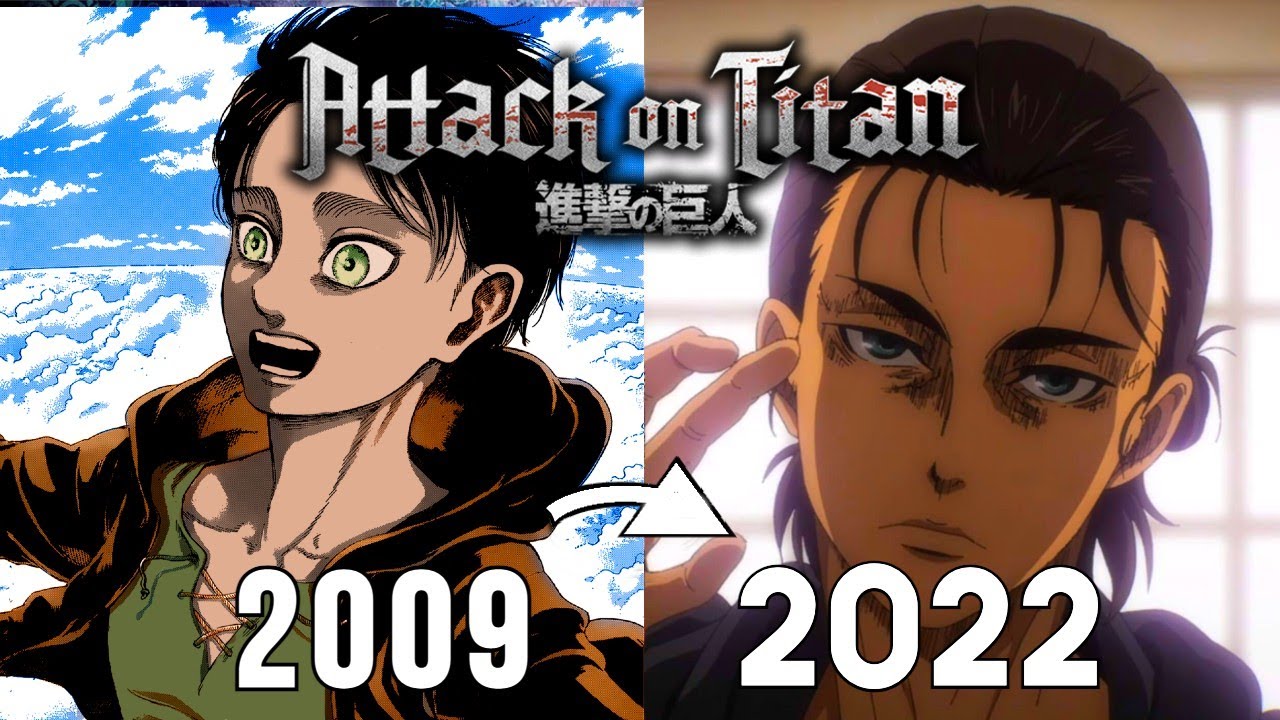 Evolution of Attack on Titan | 2009-2022 - YouTube