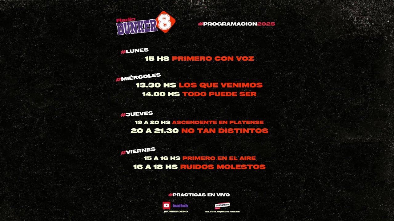 Radio BUNKER 8 | EN VIVO 🔴 - YouTube