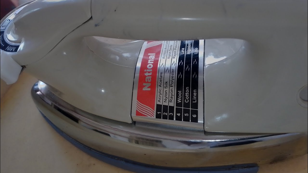 How to change indication light of National electric iron - YouTube