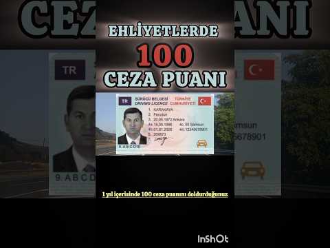 100 Ceza Puanı dolunca ne olur? Sürücüysen bilmek zorundasın 👍