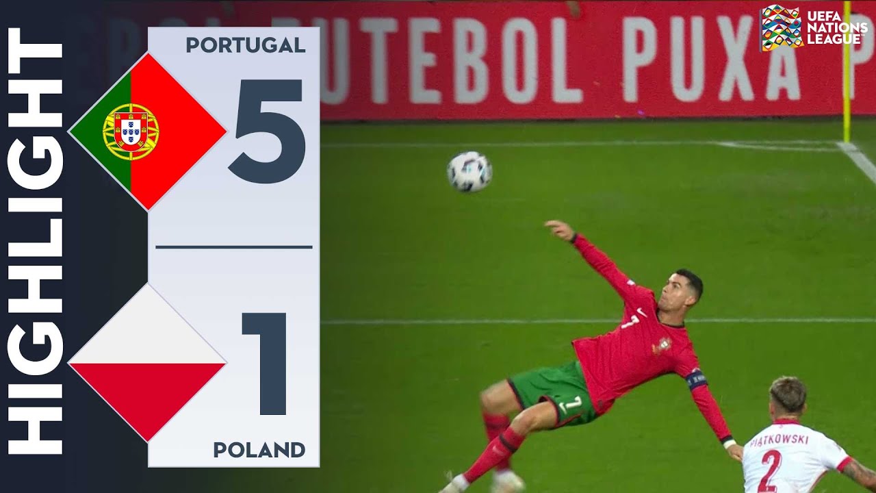 FULL HIGHLIGHT! PORTUGAL (5) VS (1) POLAND | UEFA NATIONS LEAGUE 2024/2025 - YouTube
