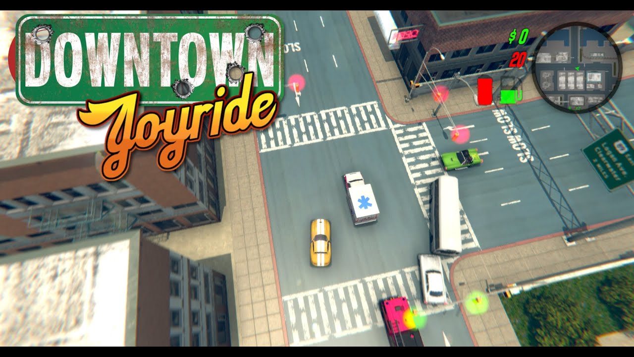 Downtown Joyride - LAN Tests - GTA Clone Unity - YouTube