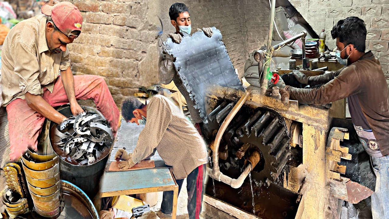 Fascinating Art of Making Car Brake Shoe and Linings | How to ...