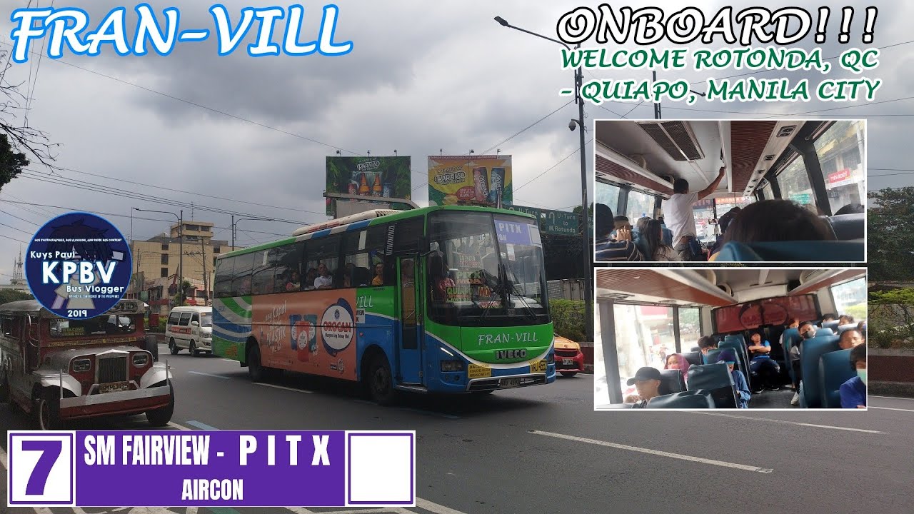 ONBOARD!! Bus Ride Fran-Vill 142085 (Iveco Euromidi SR) || WELCOME ...