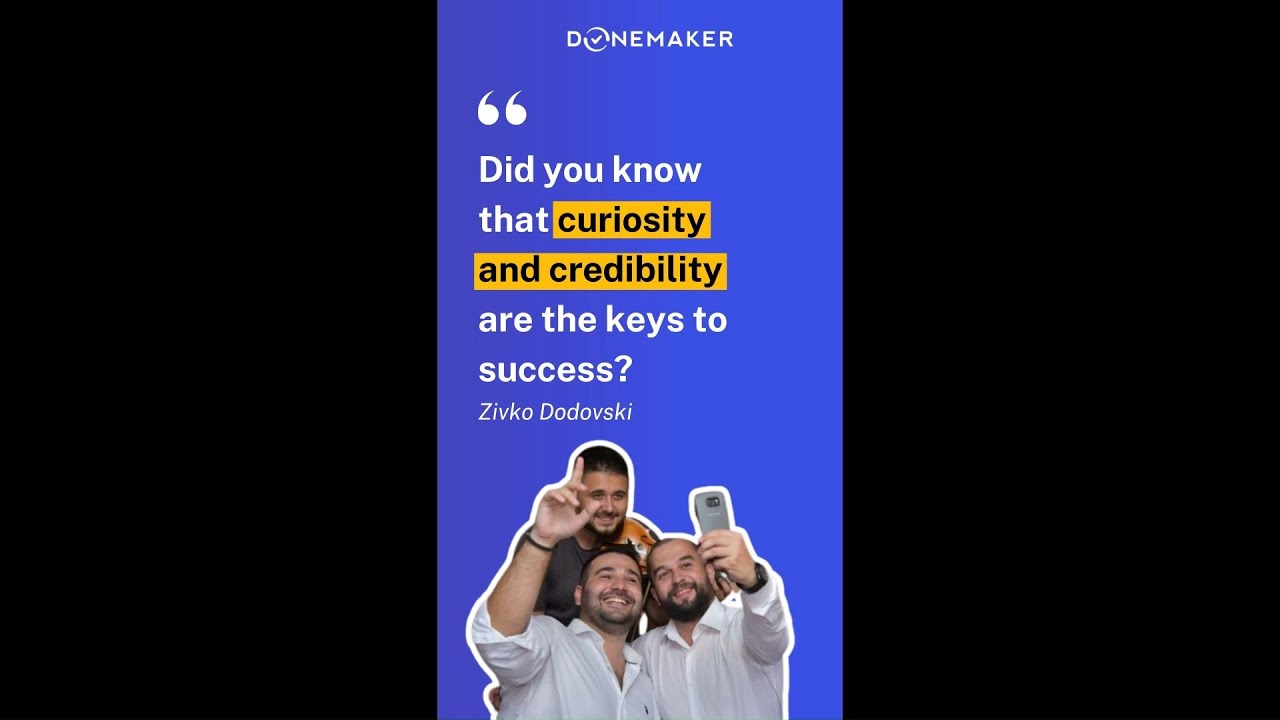 Did you know that curiosity and credibility are the keys to success ...