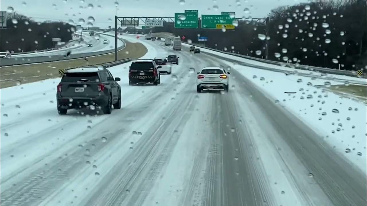 Two days of ice storm in Dallas and Fort Worth Texas in January 2023 ...